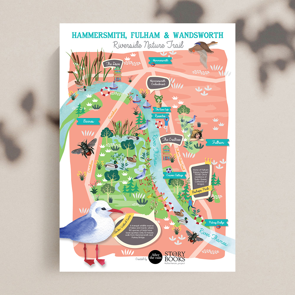 Southwest London nature trail map – After The Rain